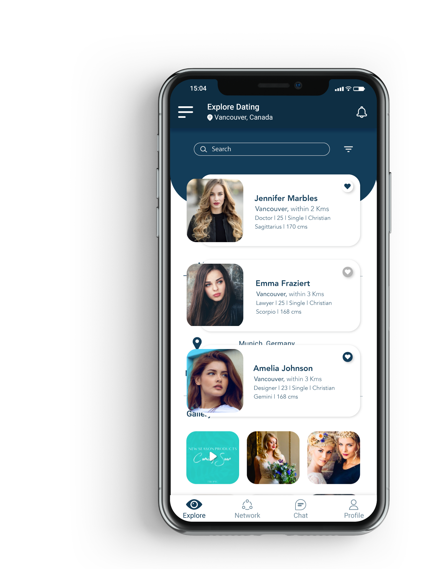App Features Evolve the way you network Personal